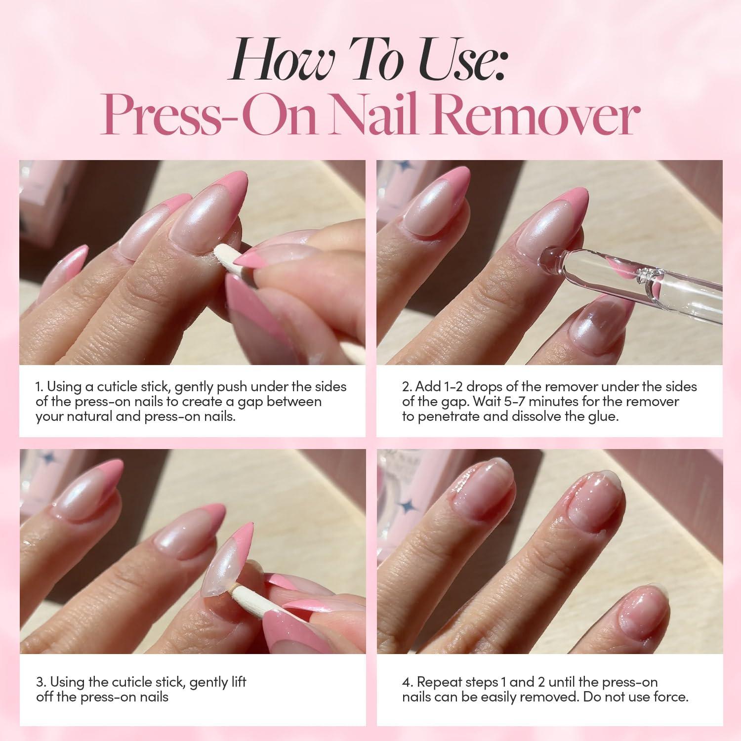 Glamnetic Press On Nail Remover | Odorless, No Acetone, Gentle Press-On ...